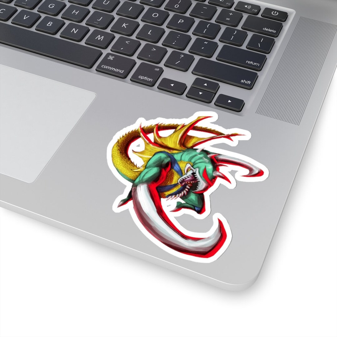 Cyborg Assassin Kiss-cut Sticker - Etsy