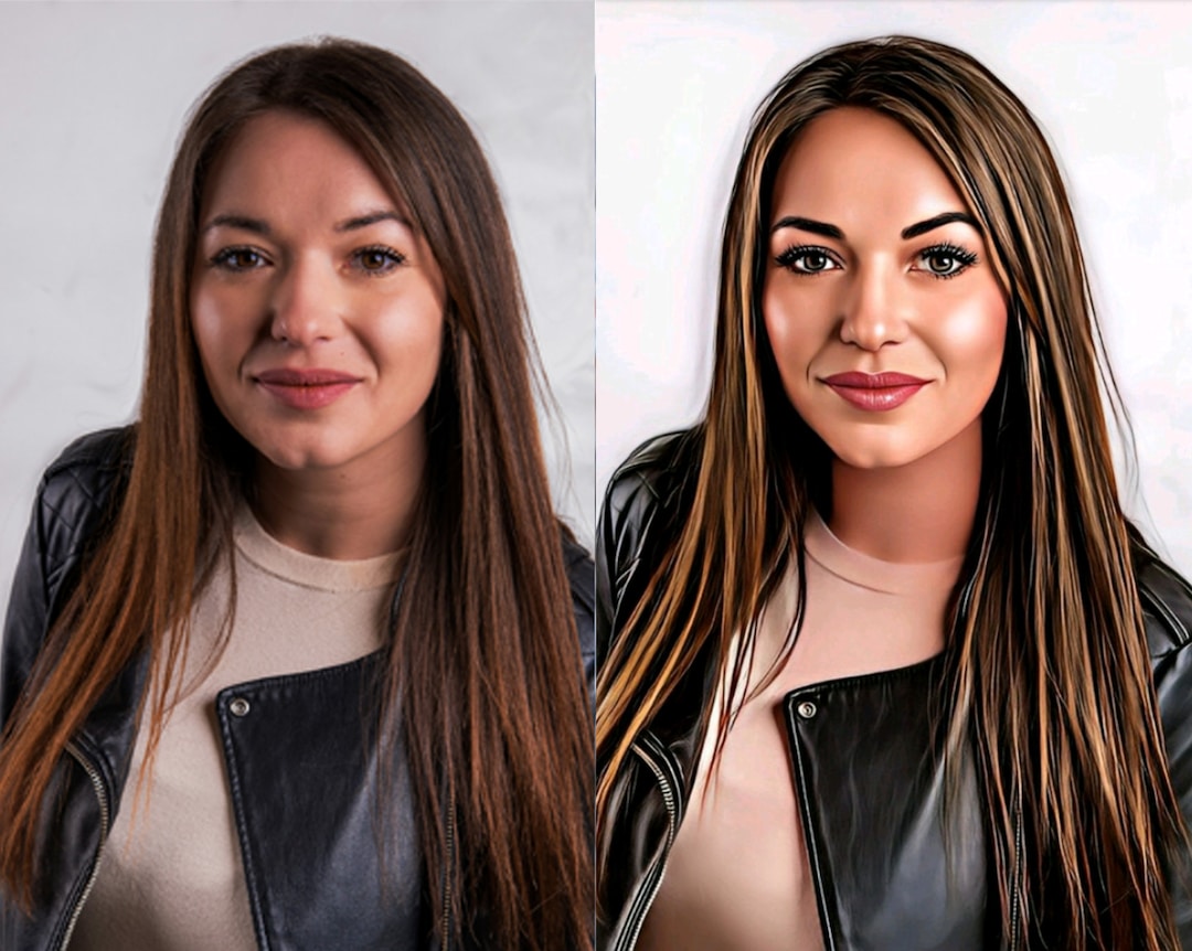 Portrait Custom, Cartoon Portrait From Photo, Custom Art, Cartoon Your ...