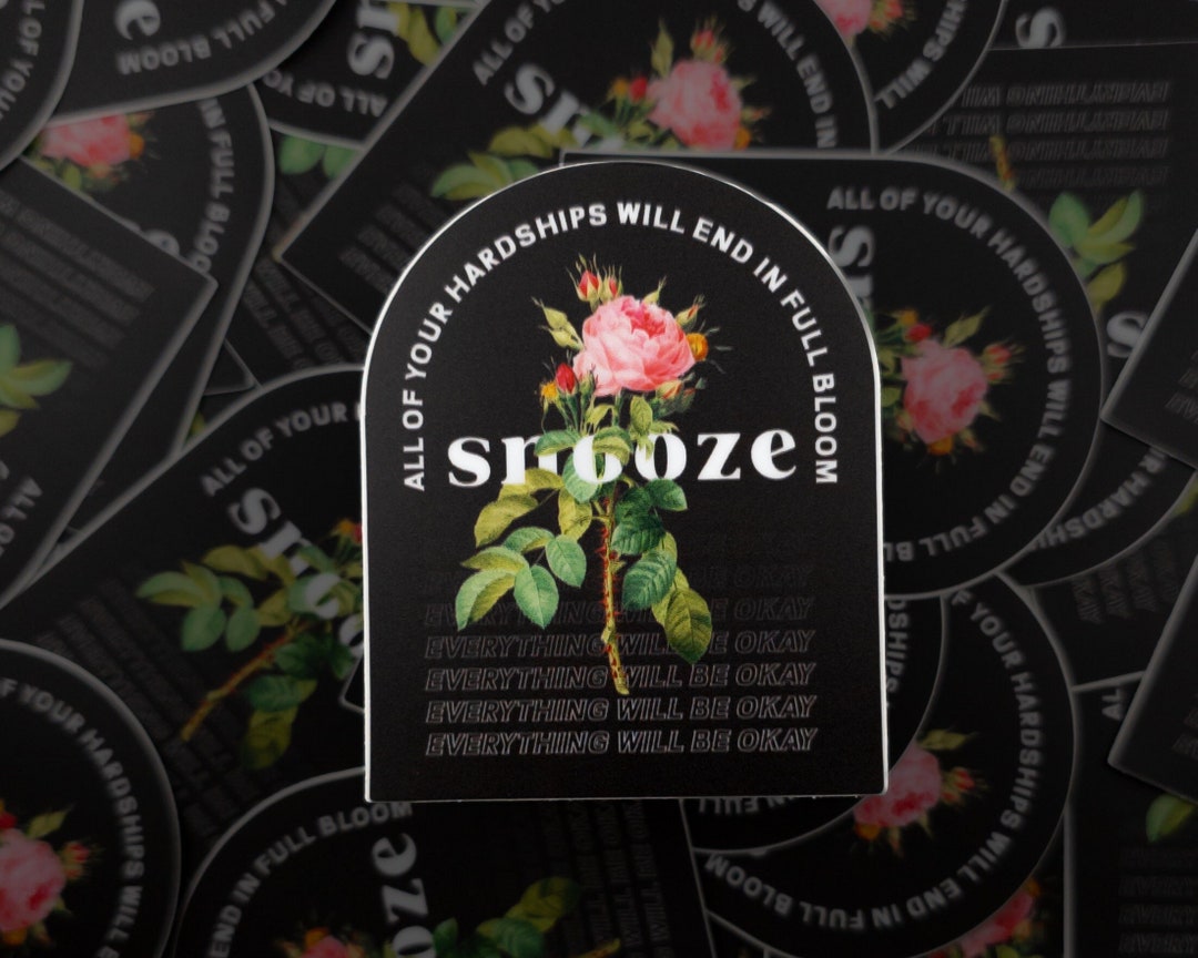 Snooze Sticker - D-day Sticker - Yoongi Agust D Suga Sticker - the Rose ...