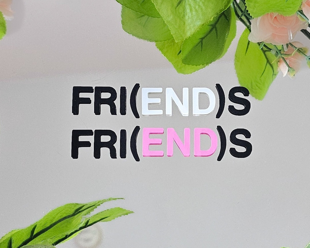 Fri(end)s Decal - Friends - V Kim Taehyung Merch - Layover - BTS Mirror ...