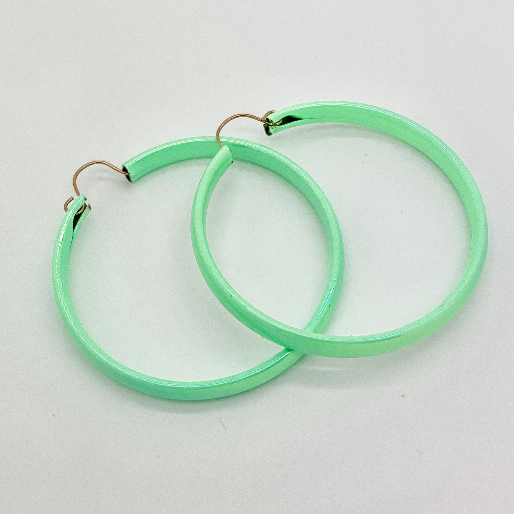 Green Hoops, Light Green Hoops, Mint Green Hoops, Olive Green Hoops ...