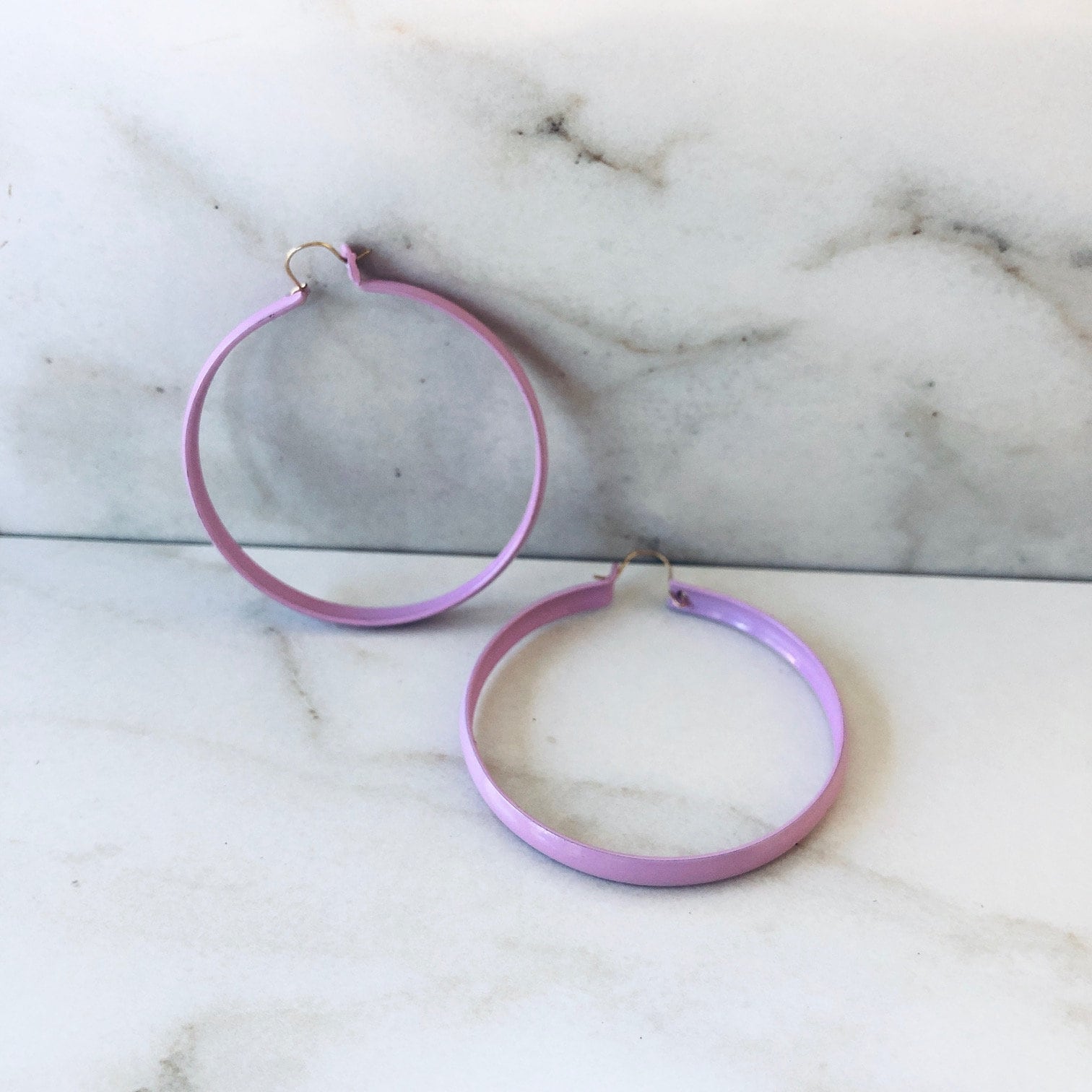 Lilac Hoops, Light Purple Hoops, Purple Hoops, Light Purple Hoops ...