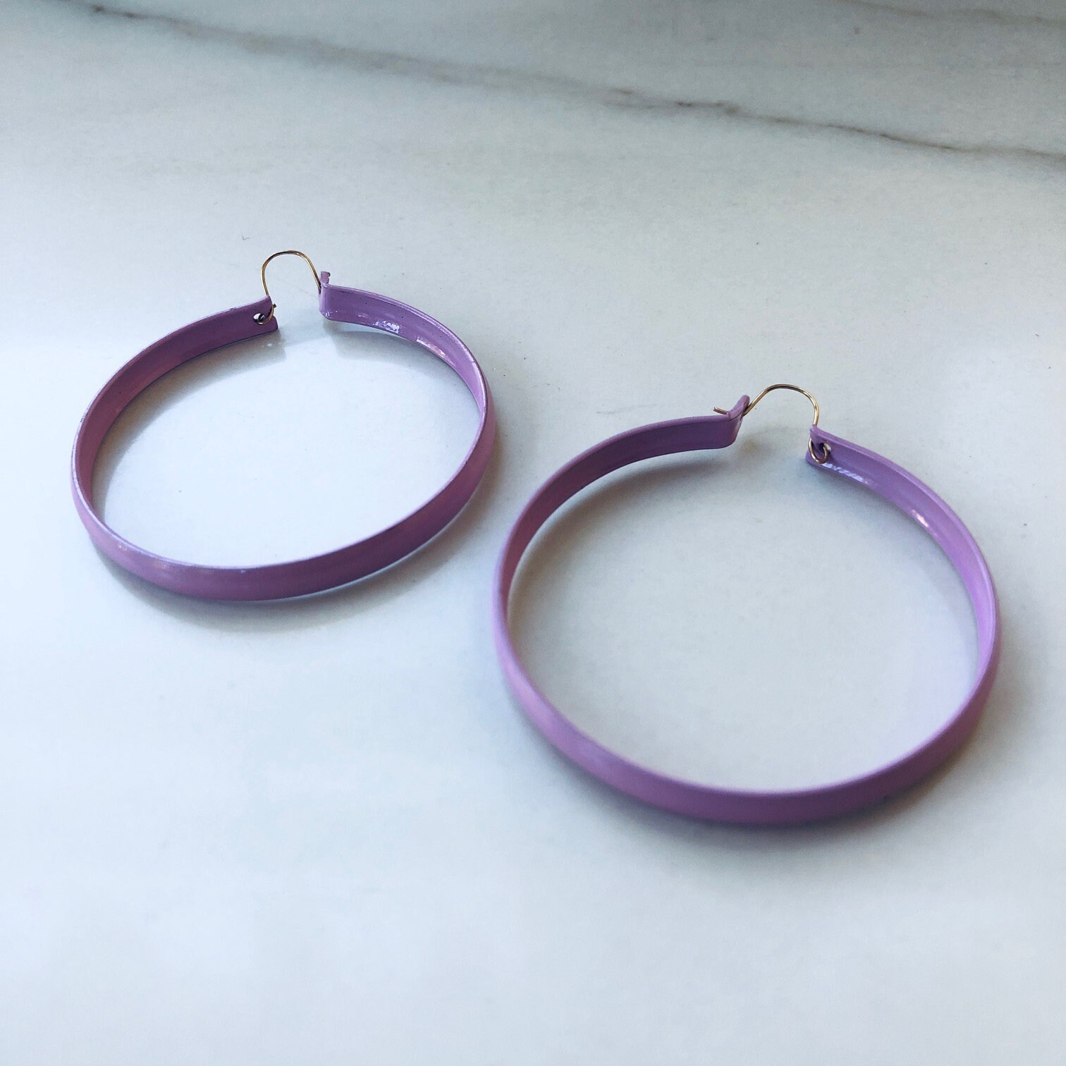 Lilac Hoops, Light Purple Hoops, Purple Hoops, Light Purple Hoops ...
