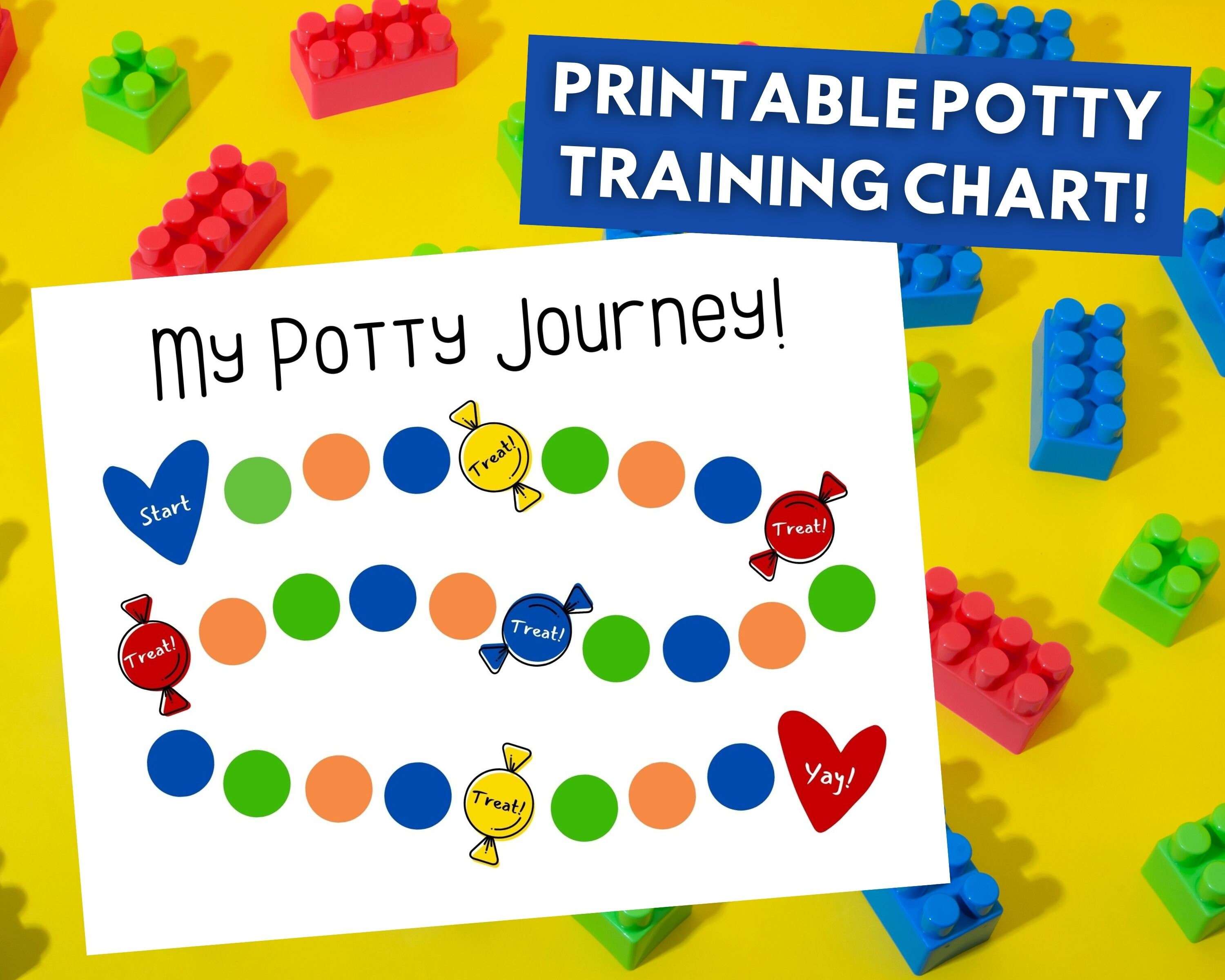Printable Potty Training Reward Chart Potty Training Sticker Chart ...
