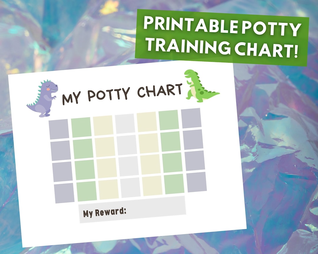 Printable Potty Training Reward Chart Potty Training Sticker Chart ...