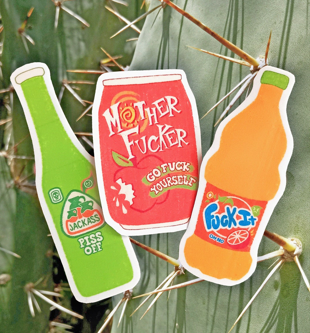 Rude Hispanic Soft Drink Stickers - Etsy