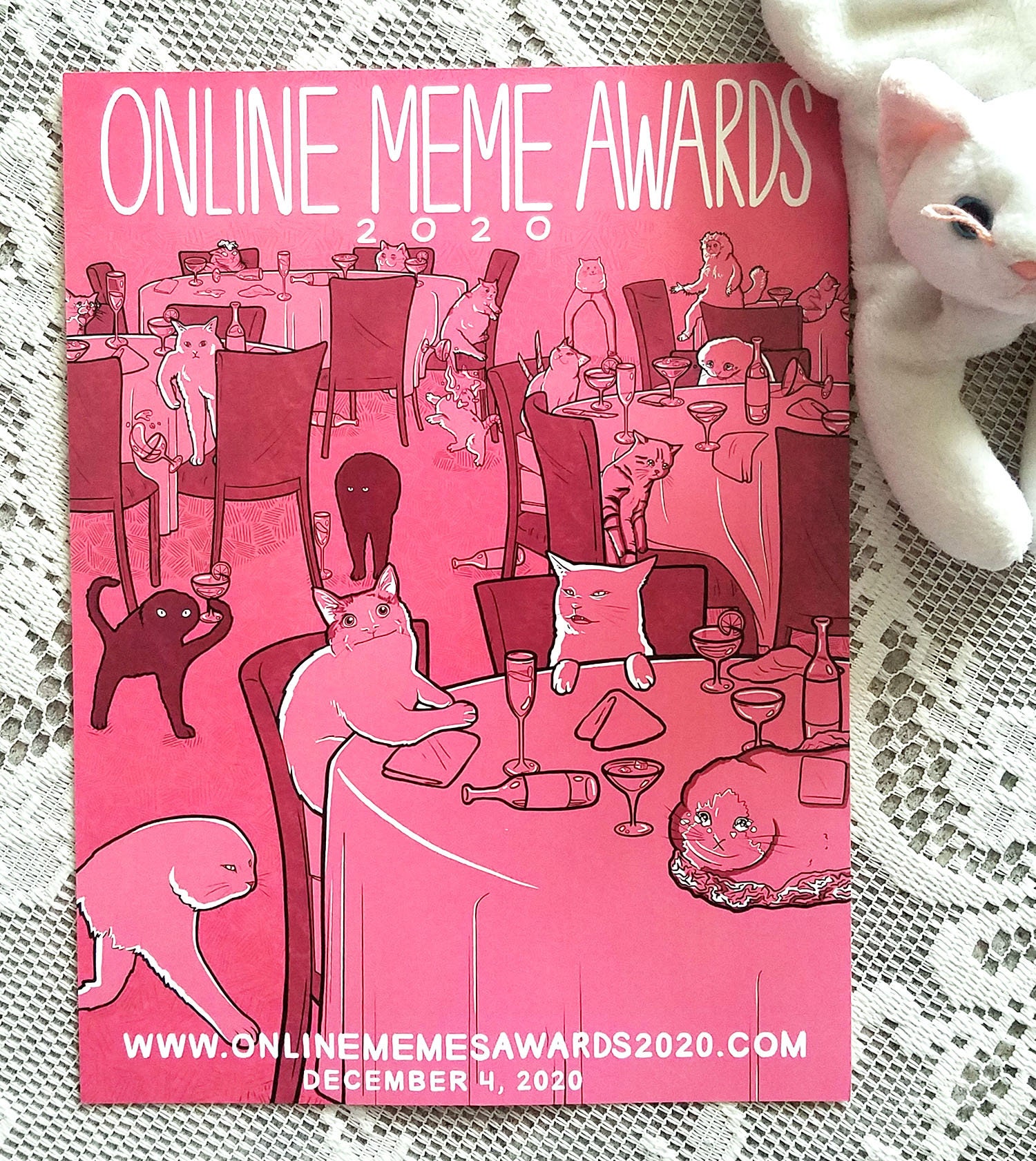Cat Meme Awards Print - Etsy