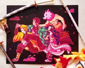 Demon Slayer Print - Etsy