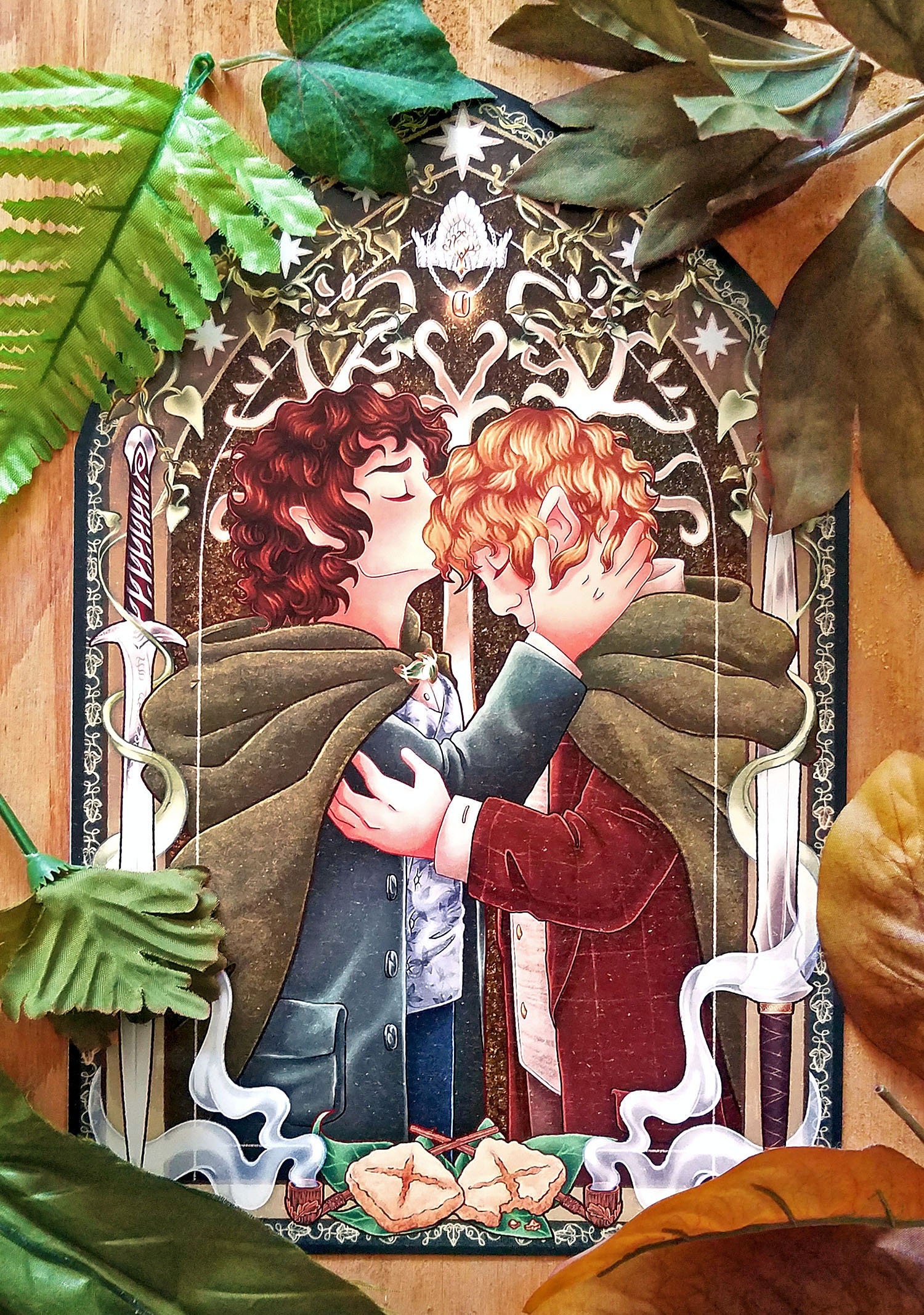Lord of the Rings Frodo and Sam Print - Etsy