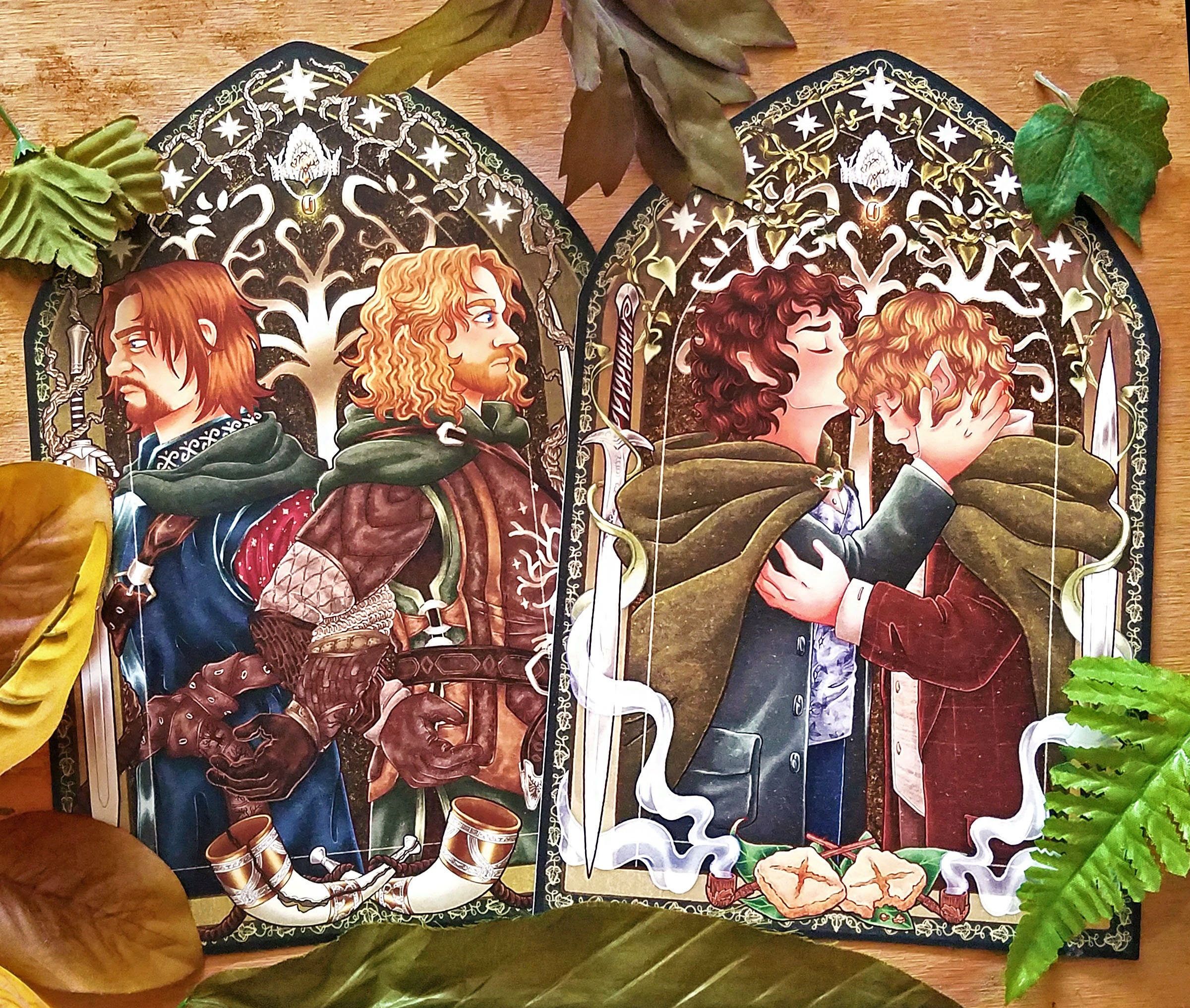 Lord of the Rings Frodo and Sam Print - Etsy