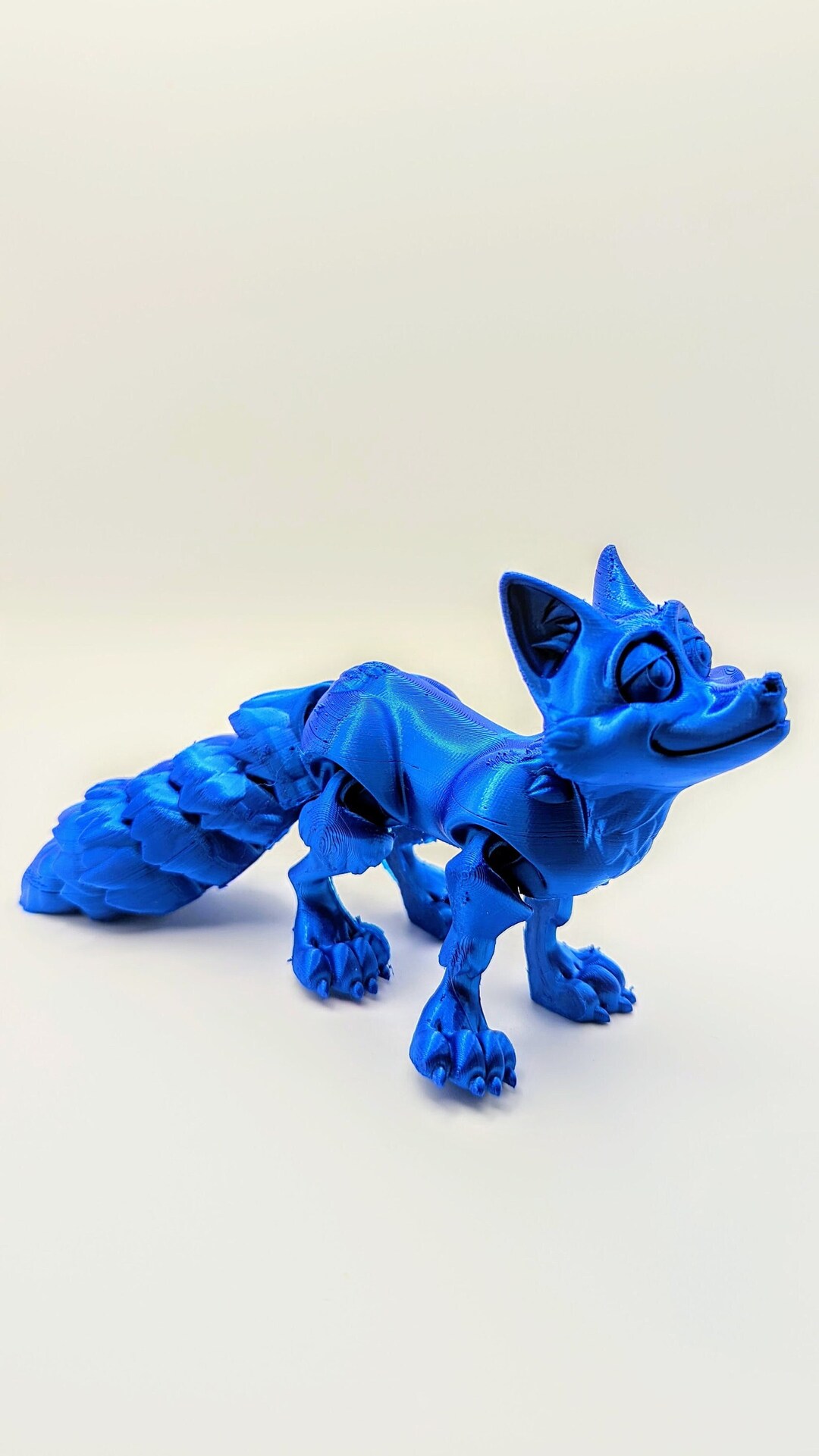 Flexible Articulating Fox Silk Blue - Etsy