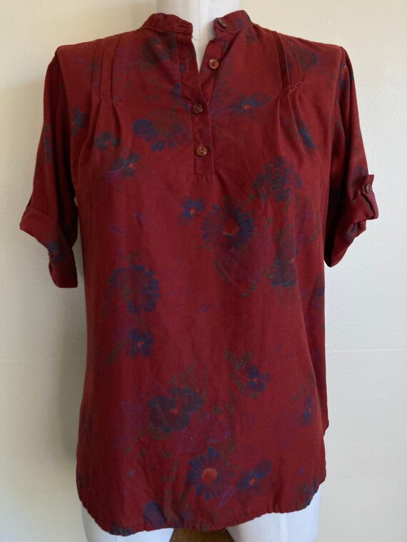 Vintage small blouse red - Gem