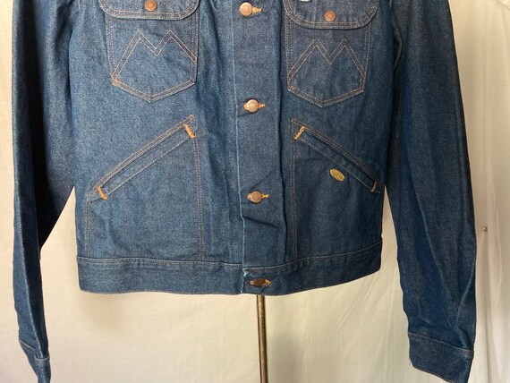 Vintage 70's 80's Maverick Denim Jacket w/ Monsanto P… - Gem