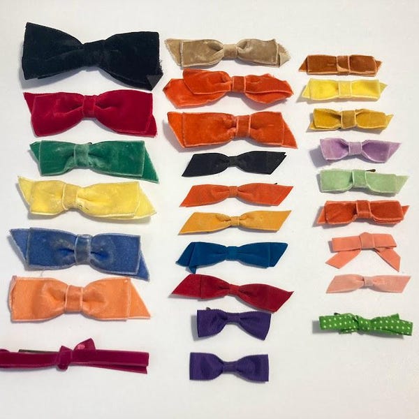80s Hair Bows - Etsy