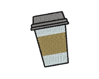 Coffee Embroidery Pes - Etsy