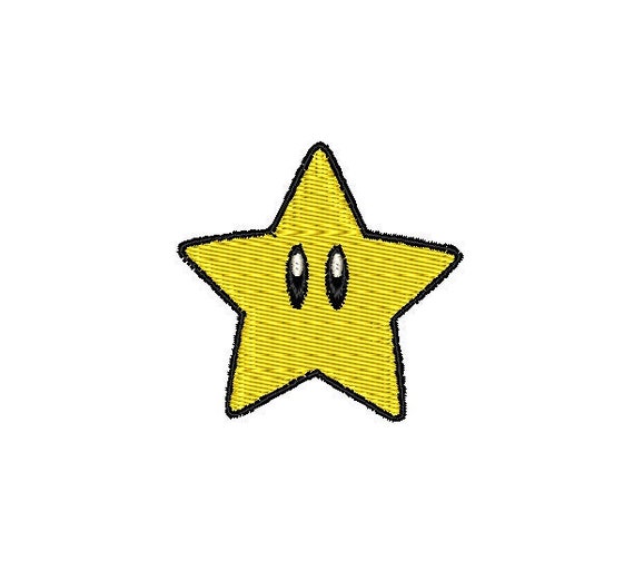 Super Mario Bros/ Star/ Embroidered Patch | Etsy