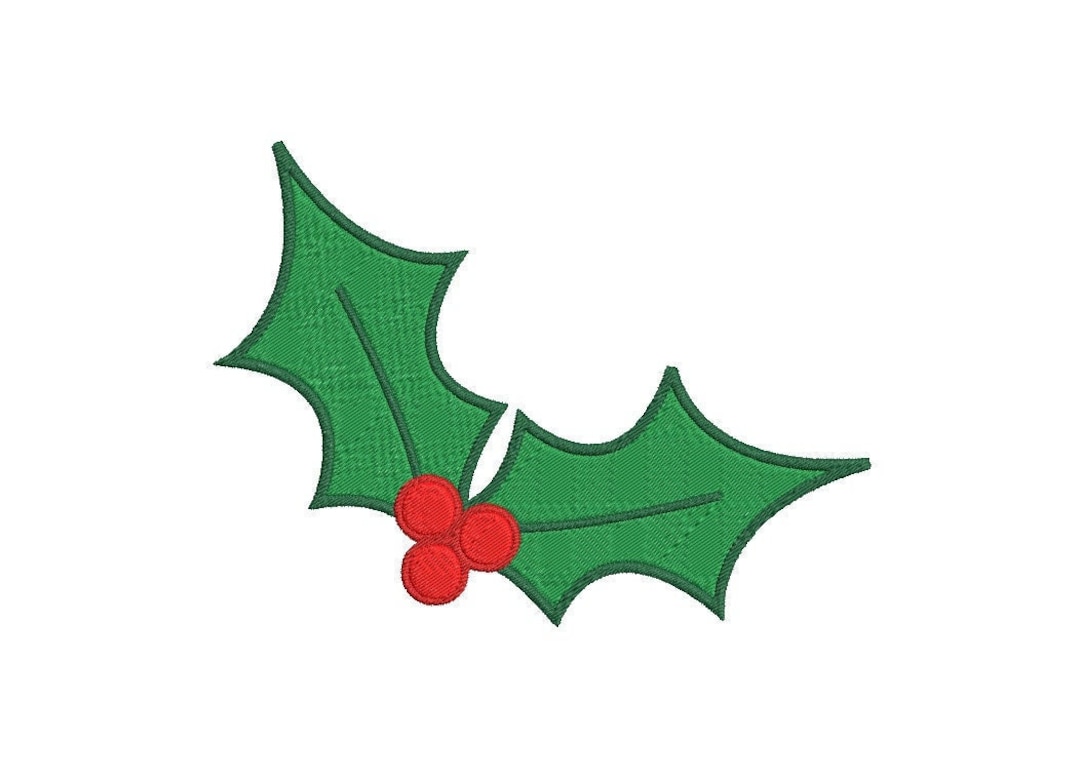 Mistletoe Winter Christmas Embroidery Design Digital Embroidery Design ...