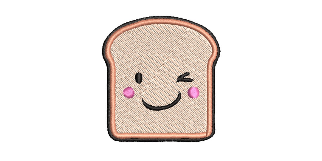 Happy Toast Digital Embroidery Design Breakfast - Etsy