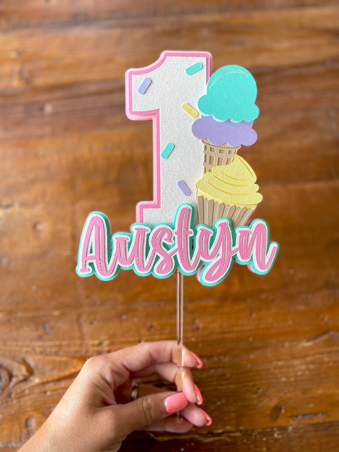 Sweet One Cake Topper/ Number Cake Topper/ Sweet One Smash Cake Topper ...