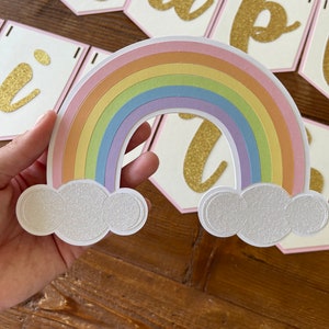 Rainbow Birthday Banner - Etsy