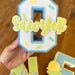 Sweet One 3D Letters - Donut Letters - Ice Cream Letters - Sweet One ...