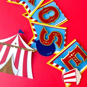 Circus Banner Carnival Banner Circus Birthday Banner Carnival Birthday ...