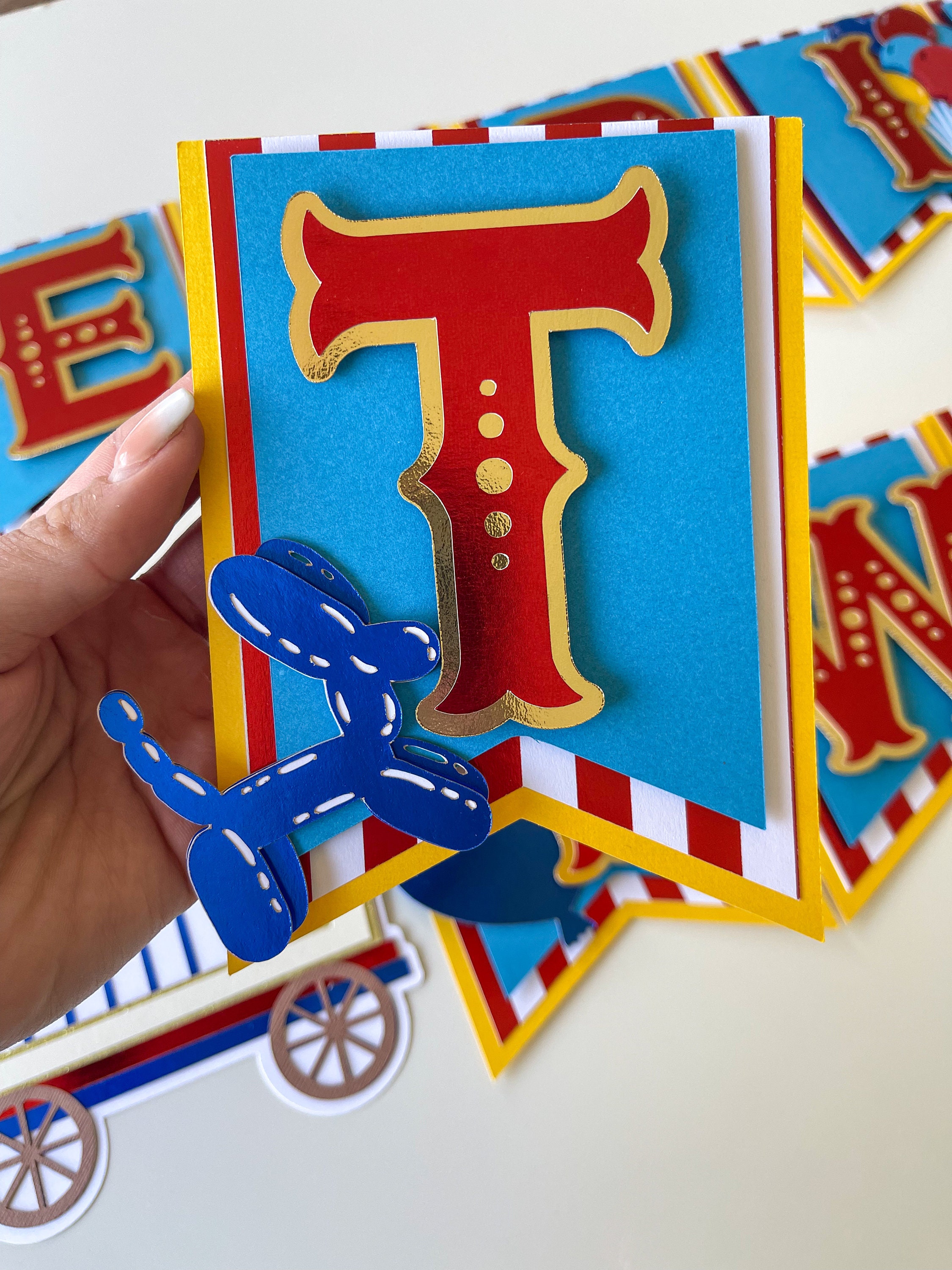 Circus Banner Carnival Banner Circus Birthday Banner - Etsy