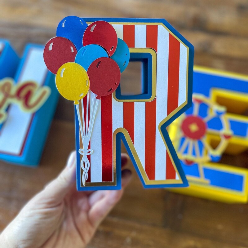 Carnival Letters - Etsy