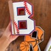 Allstar 3D Letters Sports 3D Letters Sports Party - Etsy