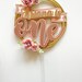 Rose Gold Cake Topper Rose Gold Party Pink Cake Topper Rose Cake Topper ...
