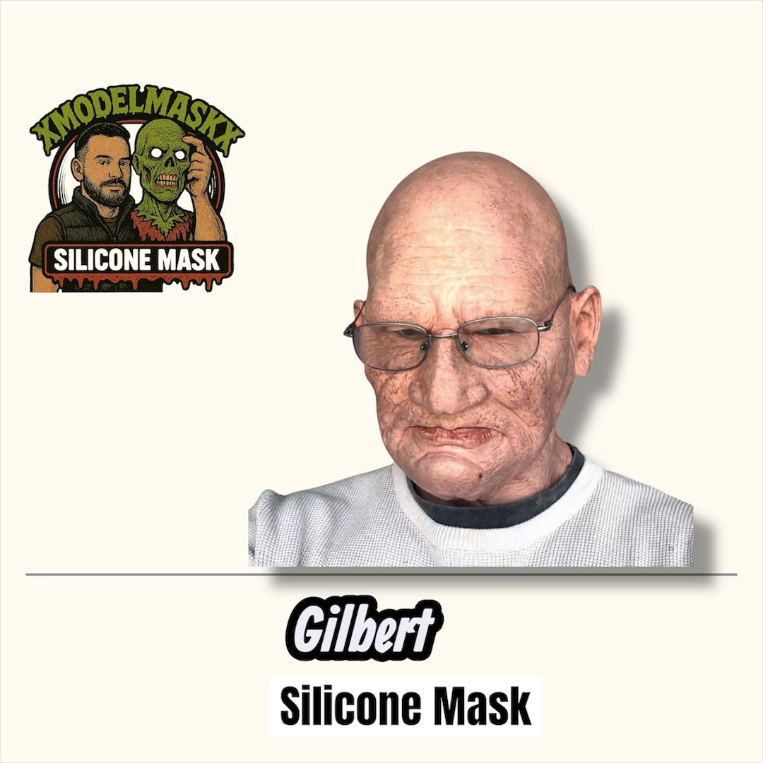Old Man Gilbert Silicone Mask (half Mask) - Etsy