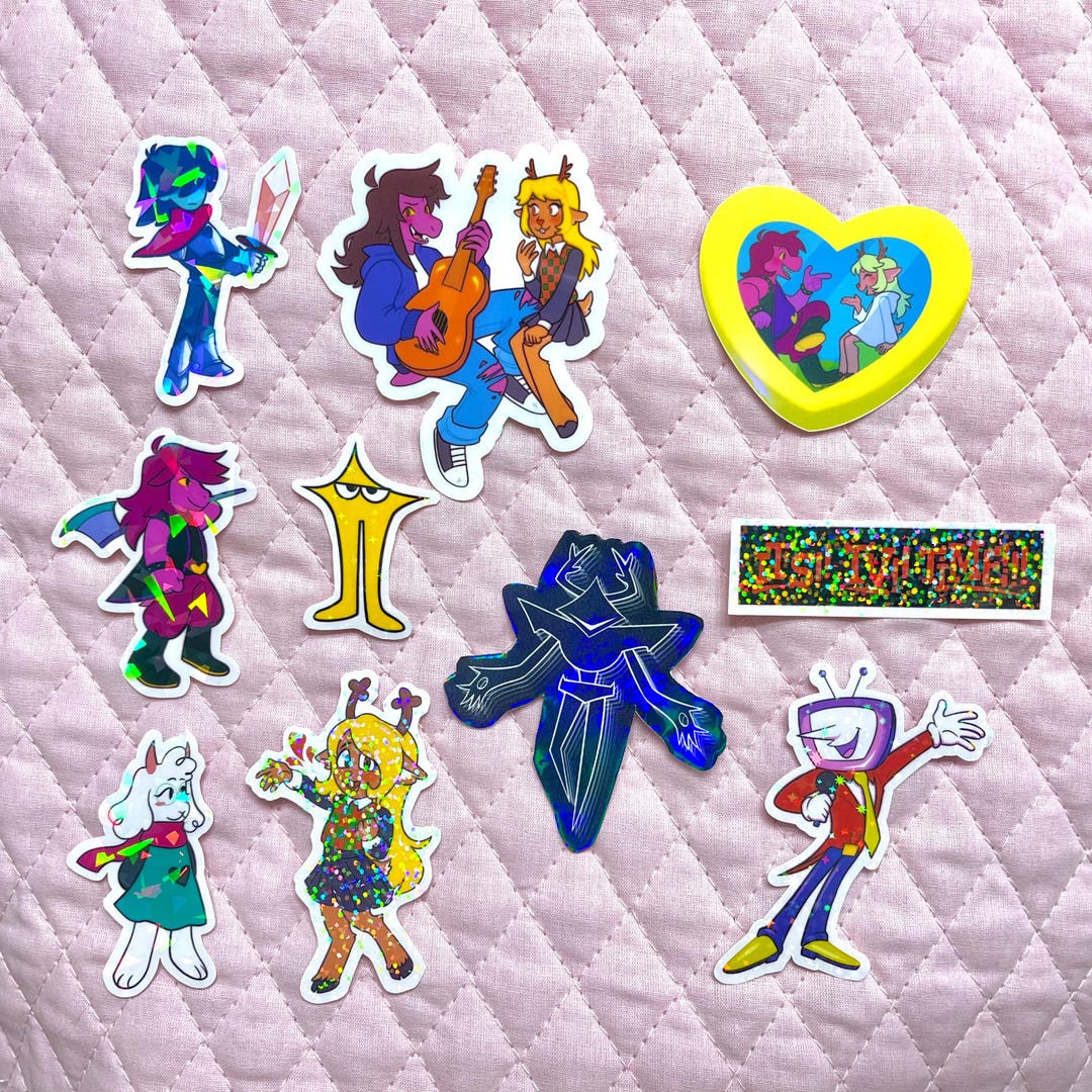 Deltarune and Suselle Stickers - Etsy