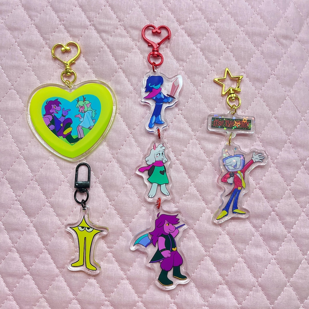 Deltarune Keychains - Etsy