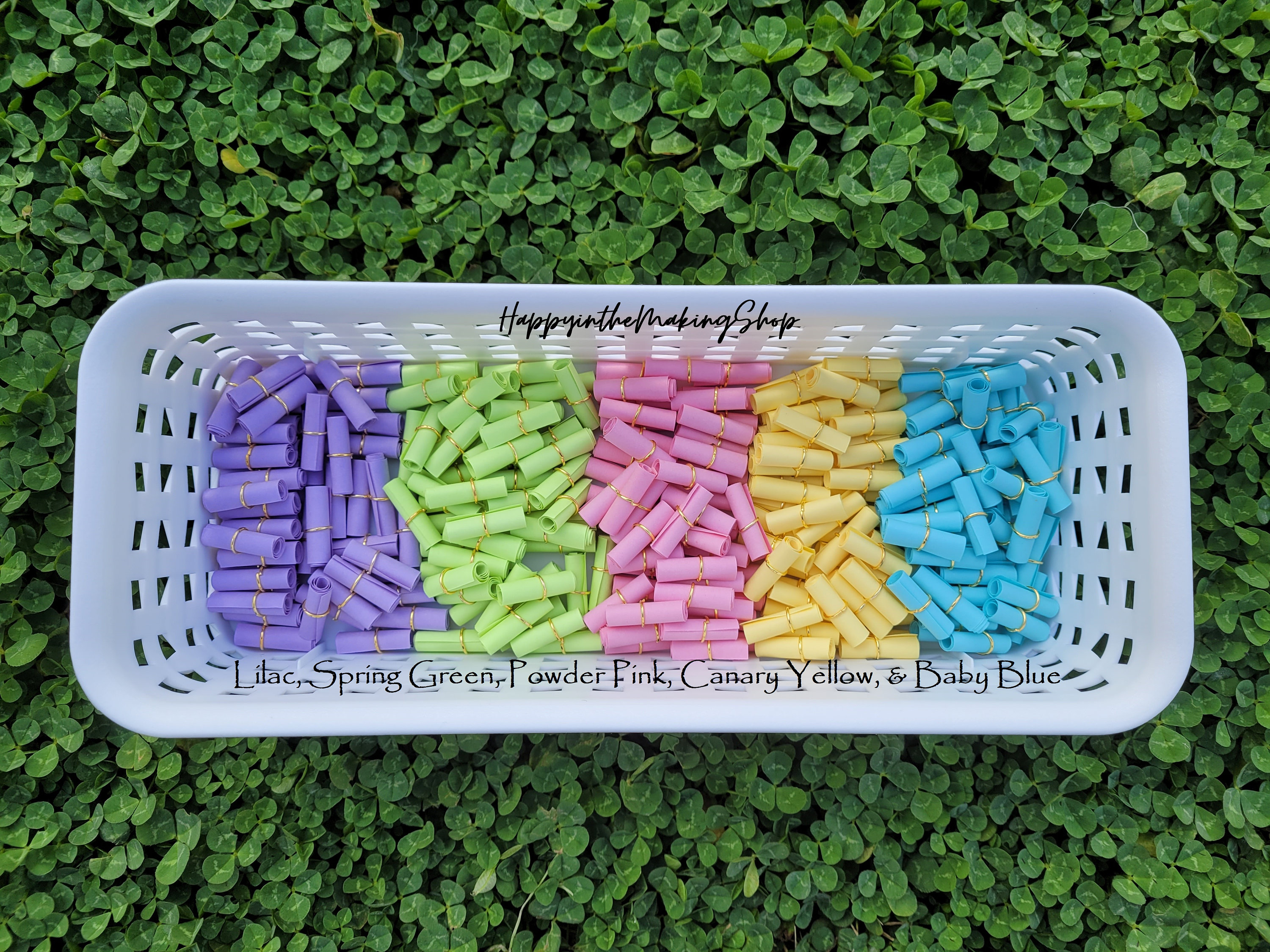 50 or 100 Pastel Message Scrolls Dose of Happiness Message - Etsy