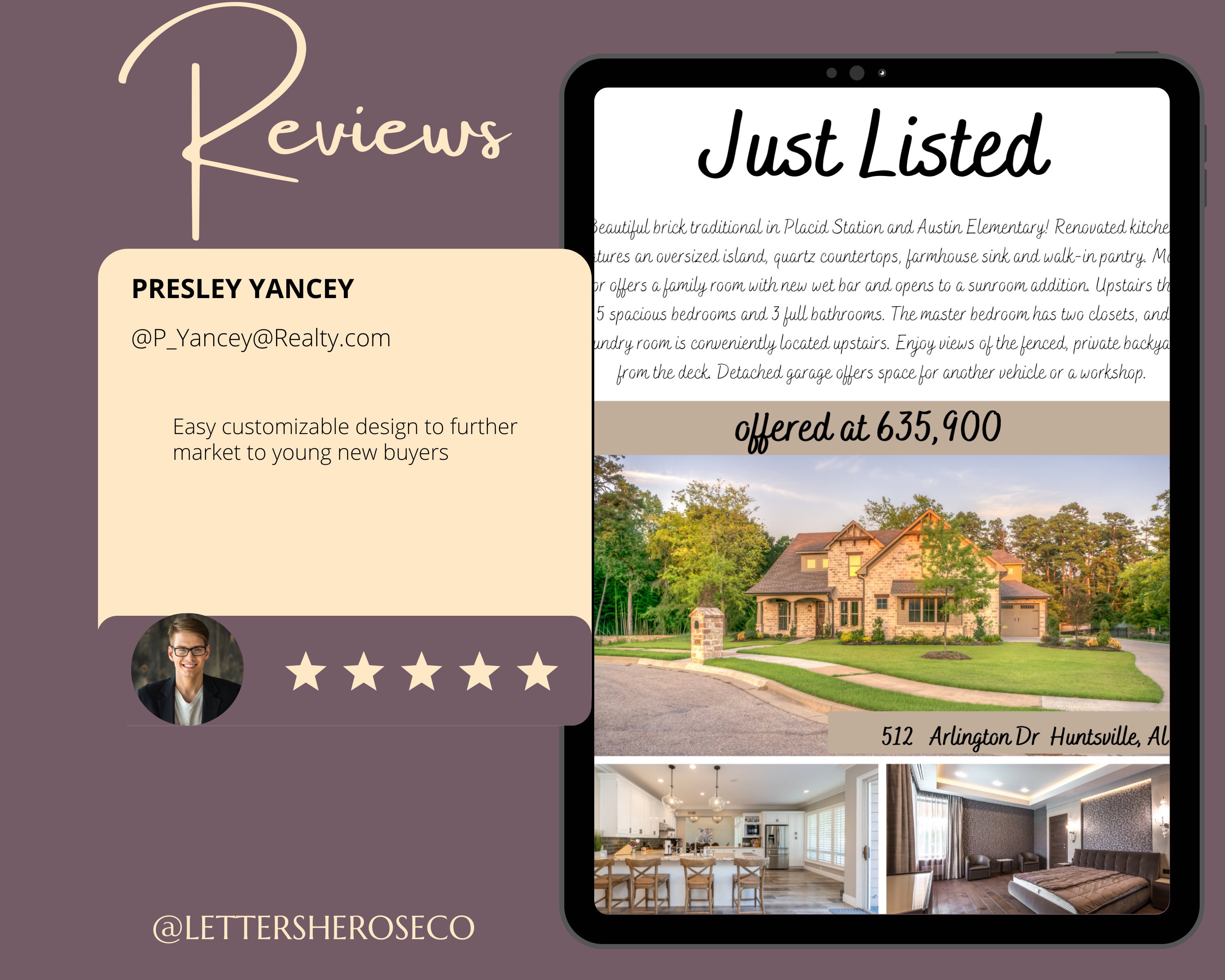 Open House Flyer| Invite| House Tour Flyer| Real Estate Flyers| Real ...