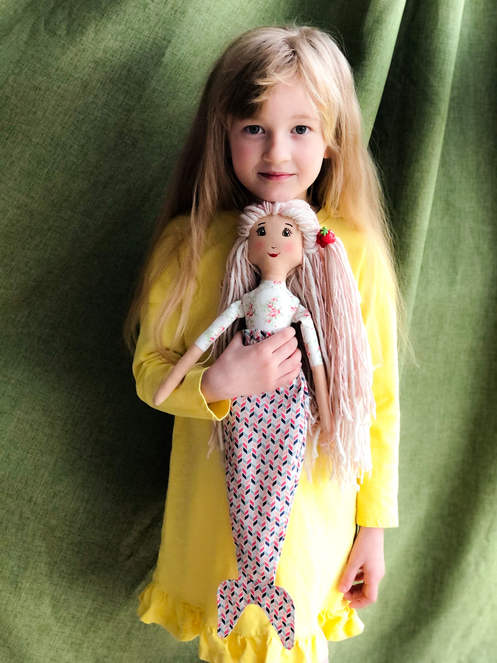 Handmade first rag doll toddler girl gift infant play | Etsy