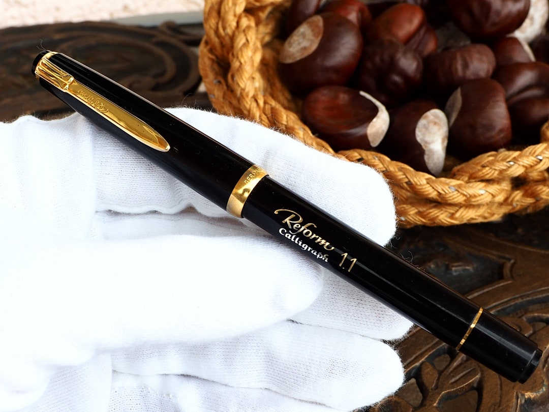 Old Gold Plated Reform Nib Fountain Pen/gild Nib/vintage Fountain Pen ...