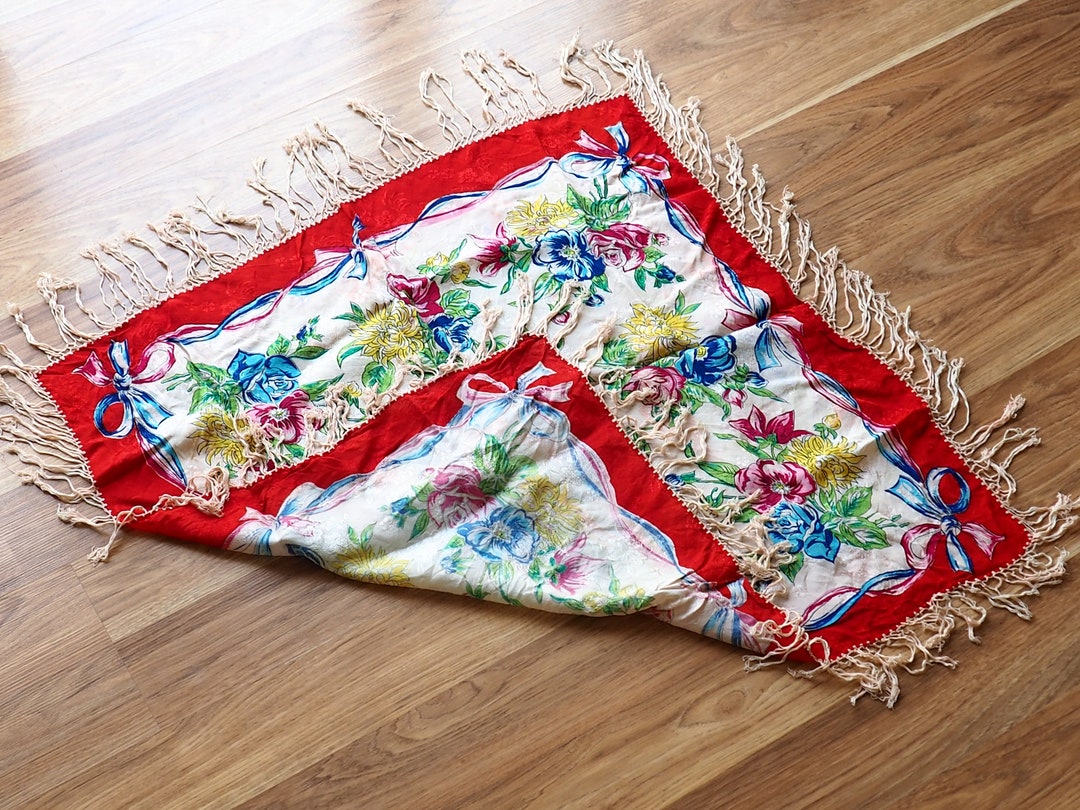 Antique Hand Embroidered Ukraine Scarf Shawl Cotton/ukrainian - Etsy