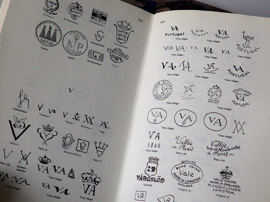 4765 Marks Antique Porcelain Stamps/complete Antique European | Etsy