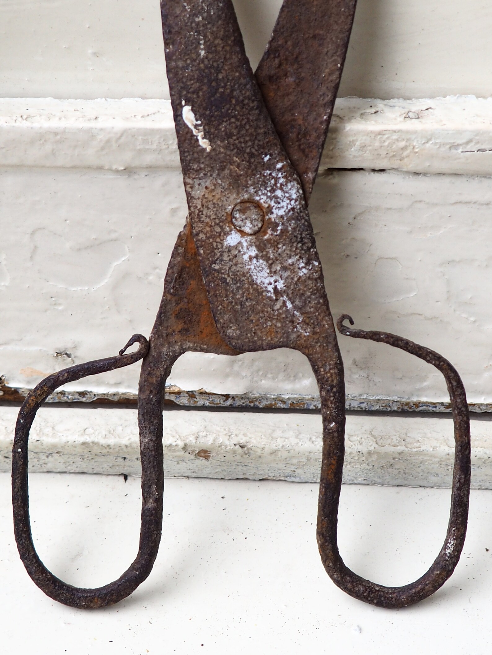 Antique Metal Scissors/Hand wrought Iron Scissors 1800 | Etsy