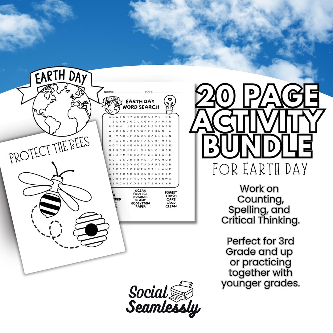 Ultimate Earth Day Kids Activity Pack – Fun & Educational Printables ...