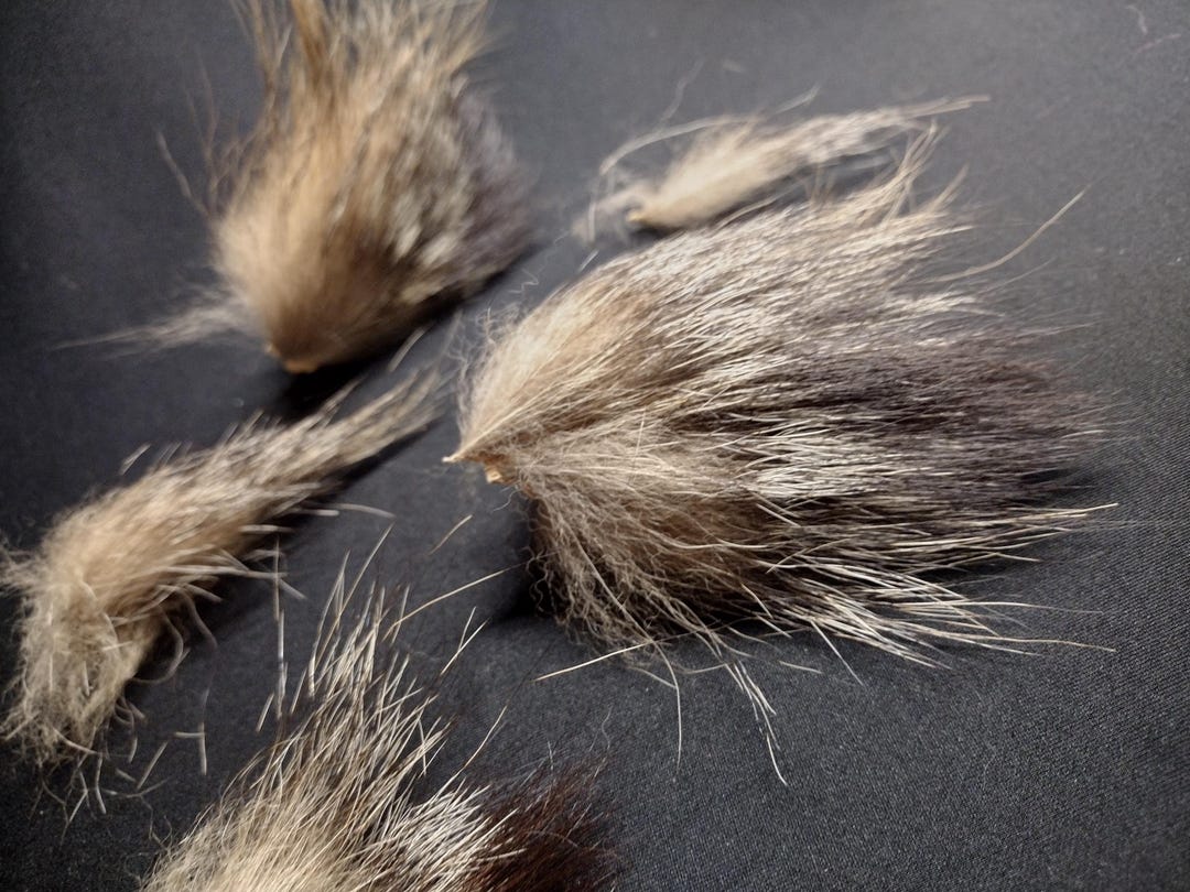 Real Fox Fur Tail Scraps Small Craft Quality Fur - Etsy