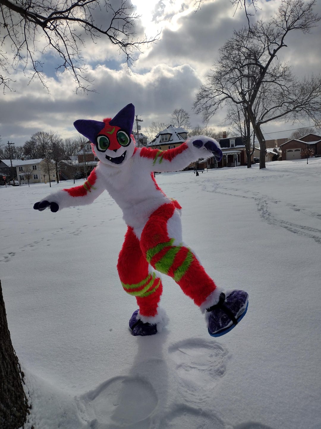 Kemono Sabertooth Tiger Smilodon Fursuit Full Digitigrade High-Medium ...