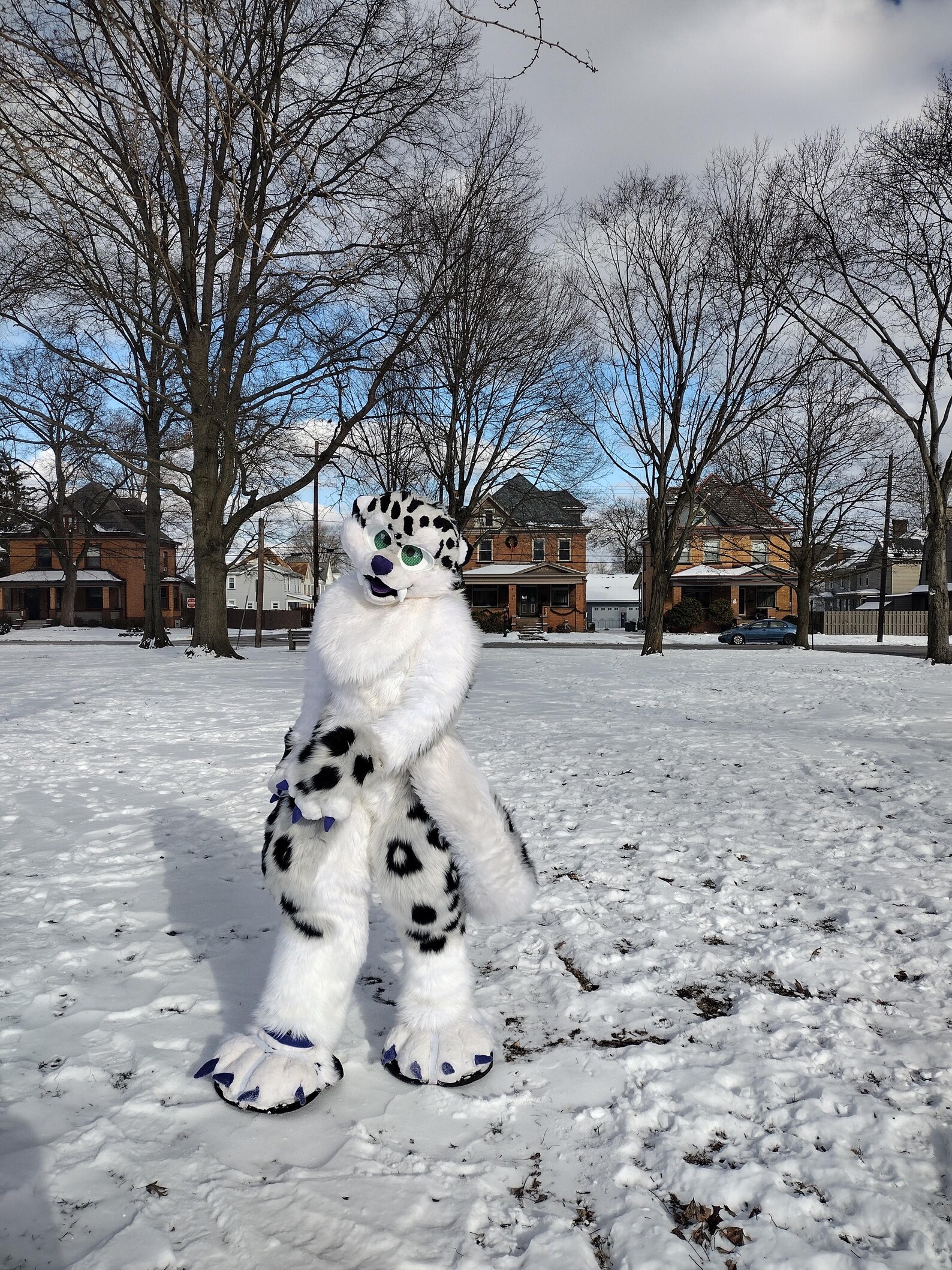Snow Leopard Fursuit Full Digitigrade High-medium Quality With ...