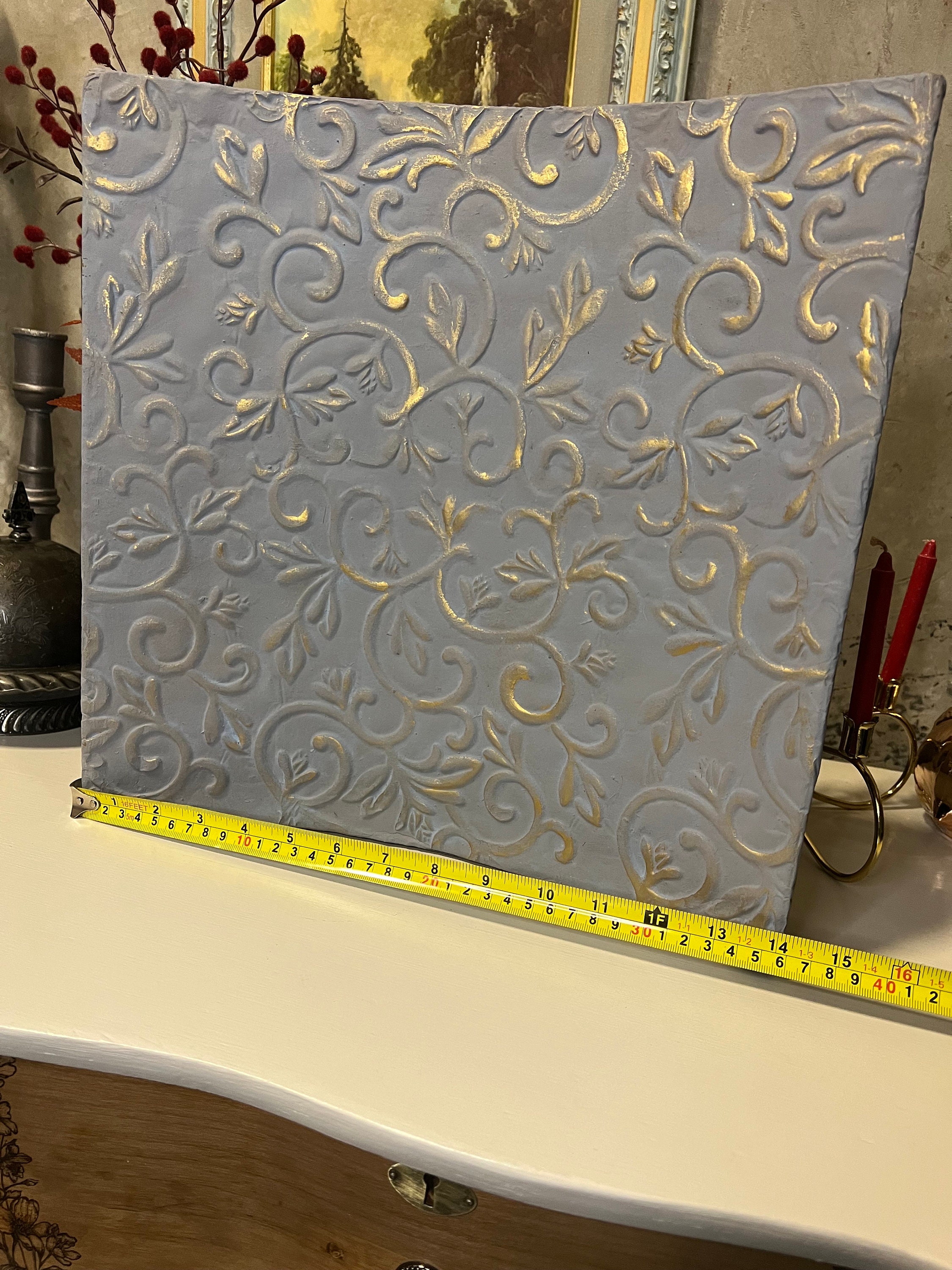 Pressed Tin Wall Decor - Etsy