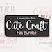 Cute Craft Font Bundle, Procreate Font, Canva Font, Cricut Fonts ...