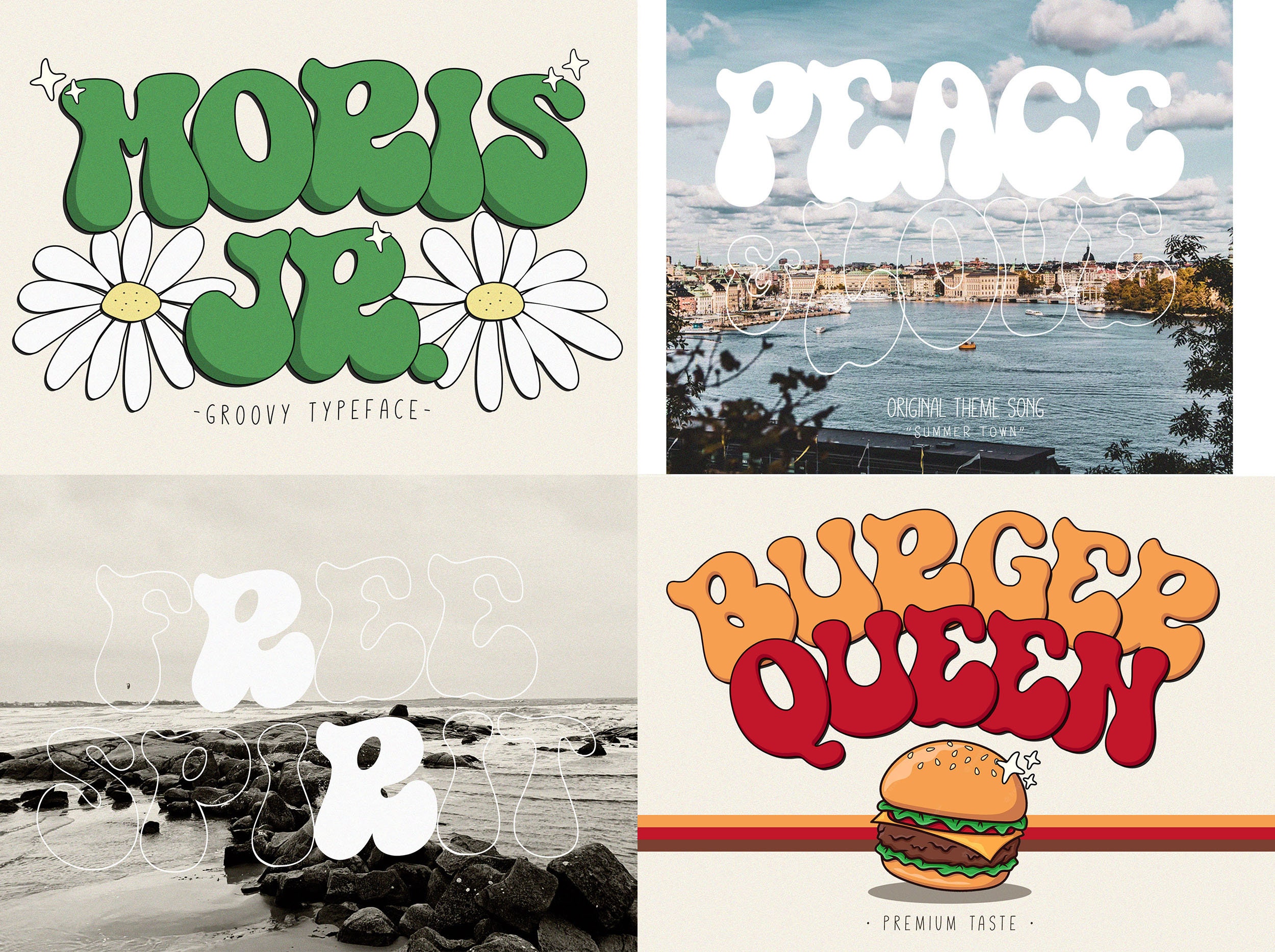 Daily Groovy Font Bundle Groovy Font Cricut Font Retro - Etsy