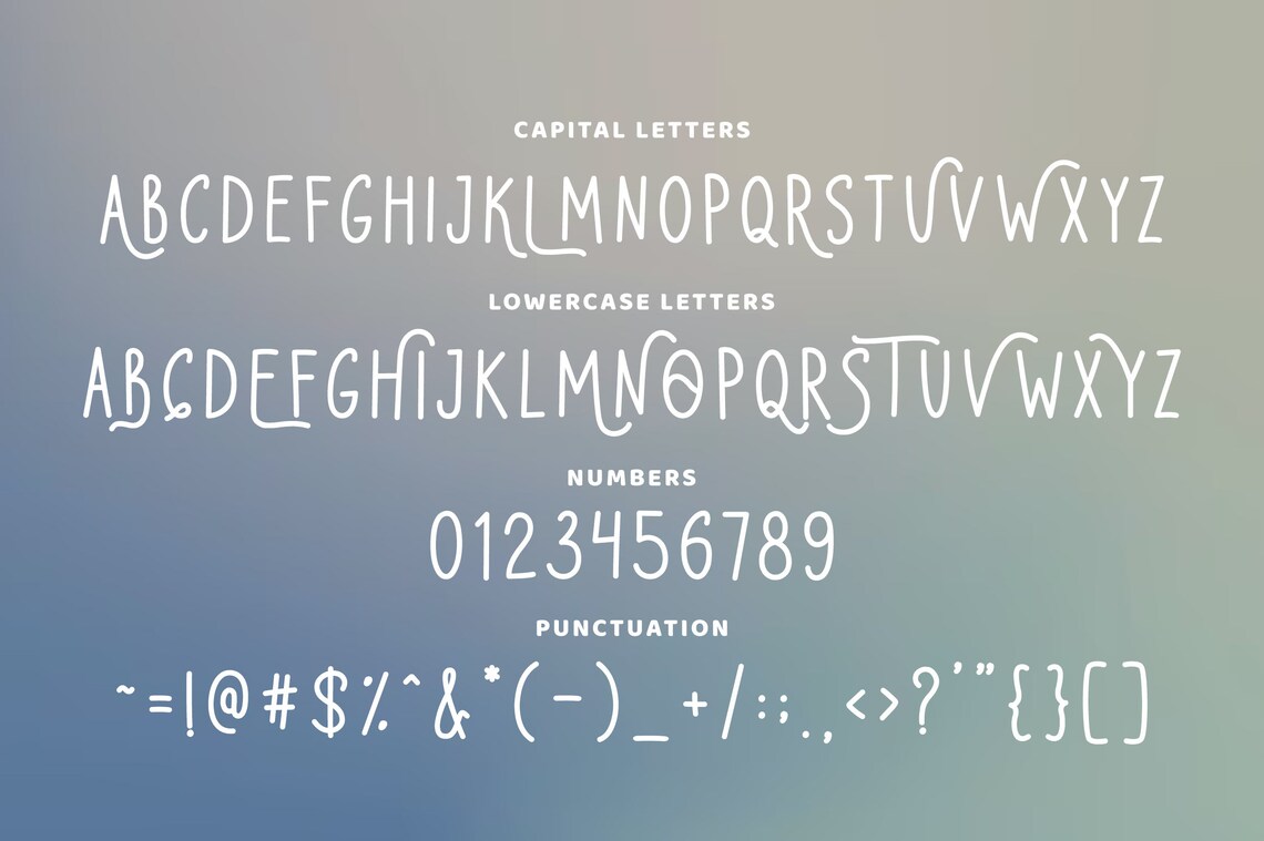 Lily Bird Font, Handwritten Font, Procreate Font, Canva Font, Cricut ...