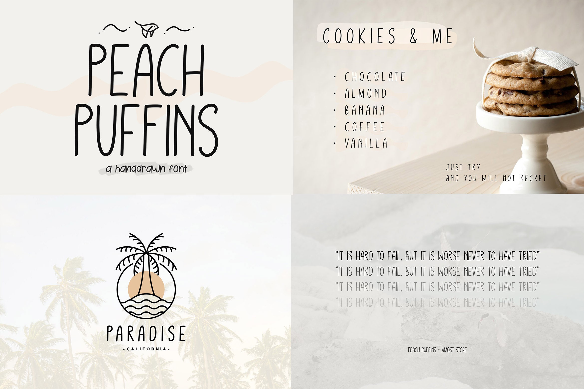 Cute Craft Font Bundle, Procreate Font, Canva Font, Cricut Fonts ...