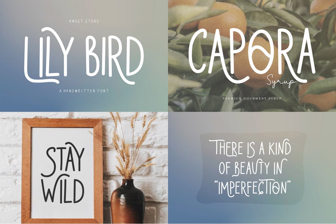 Modern & Classic Font Bundle Vol.2, Cricut Font, Retro Font, Vintage ...
